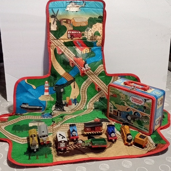 Toys | Thomas The Train Mat Metal Trains | Poshmark